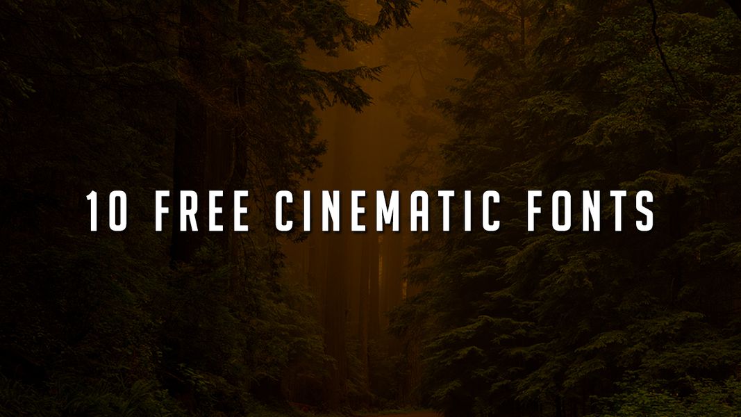 10 FREE Cinematic FONTS by Gurusprovince - Free download on ToneDen