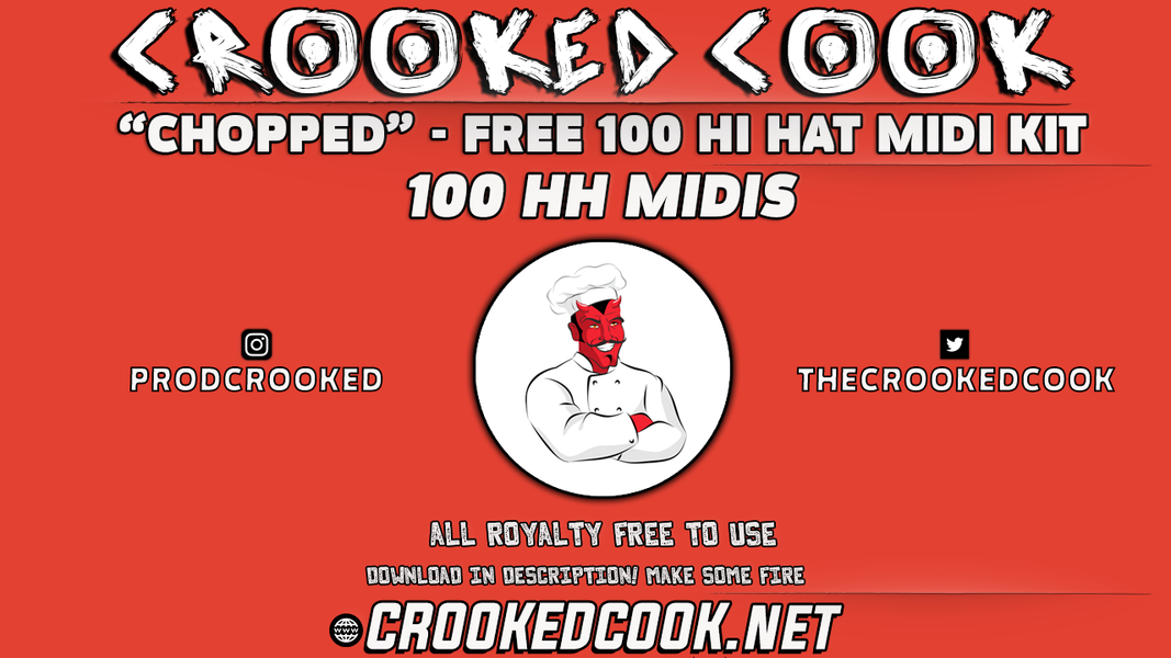 Crooked's FREE 100 Hi Hat MIDI Kit! by Crooked Cook - Free download on ...