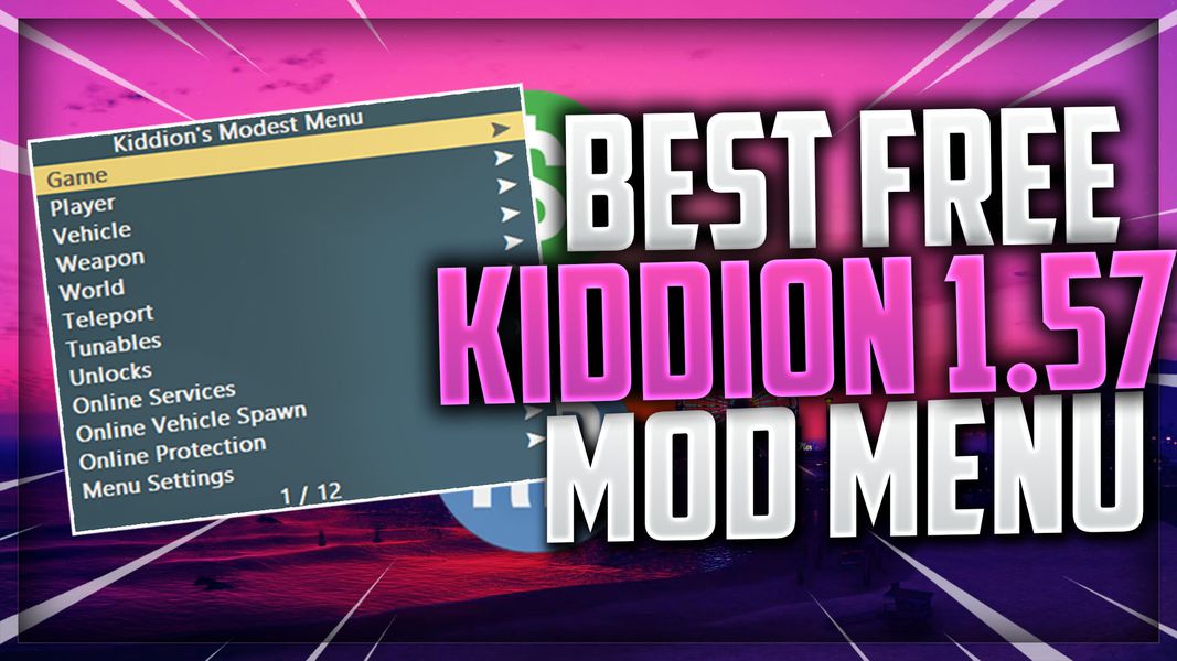 Kiddion's Modest Menu 0.9.0.7 by Falew - Free download on ToneDen